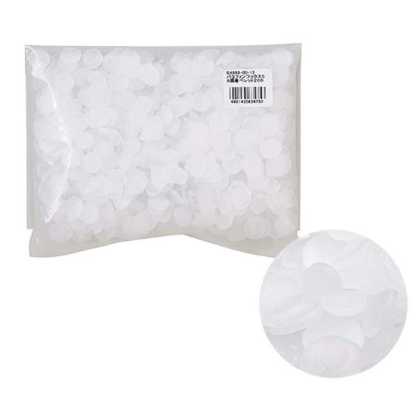 手作りキャンドル用の材料です。キャンドルやアロマワックスバー、アロマワックスサシェ作りにご利用ください。メーカー名：カメヤマ（株）パラフィンワックス58 国産ペレット200163-99000-12　4901435634753サイズ：W17....