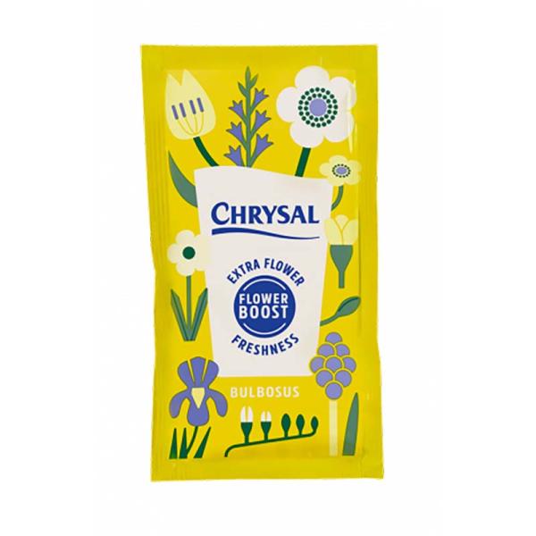 クリザールブルボサス小袋は、アイリス、フリージア、ヒヤシンス、ダリアなどの球根切花用の切り花鮮度保持剤です。花弁の変色と萎凋を抑制し、花を大きく咲かせ、日持ちを長くします。・水のみと比べると、ユリ・アルストロメリアの日持ちが長くなります。・...