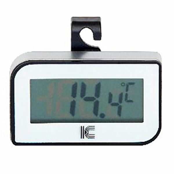【商品紹介】シンプルで使いやすい、現在温度のみを表示するコンパクトなデジタル温度計です。ON/OFFスイッチで電池の消耗を抑えられます。壁掛け・卓上置き・マグネットで。使い方自由。【規格】●測定範囲：-30℃〜70℃●サイズ：H40mm x...