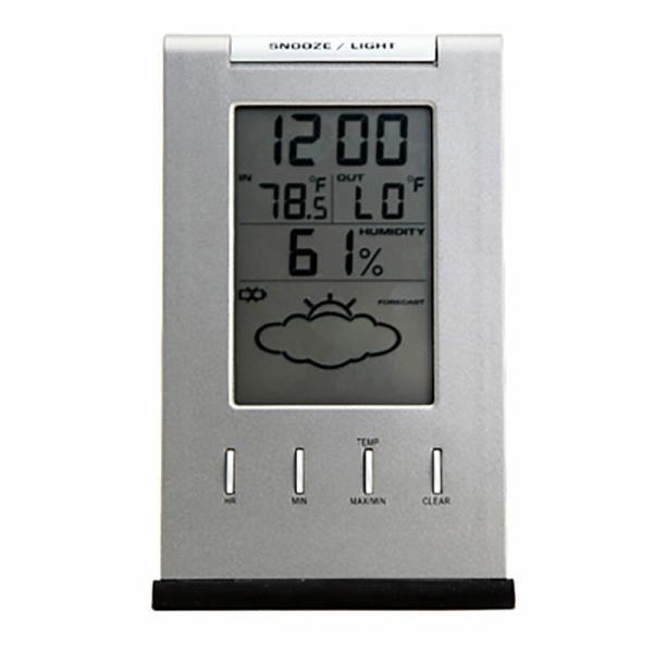 【商品紹介】デジタル表示式ですので、お天気、温度、湿度、がひと目でわかります。本体と外部センサー（3mコード付）により2か所同時に測定表示できます。リセットするまで最高/最低温度を記録し再表示することができます。【規格】●測定範囲：温度(本...