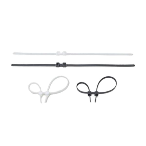 花・野菜・果樹等の植物や農業用具の結束誘引、オフィスやご家庭での事務・生活用品の結束にご利用いただけます。ツメが長いので使いやすく、くり返し使えます。結束部分が2つあり、お好きな太さで結束できます。バイオPBSを使用しており、日本バイオプラ...