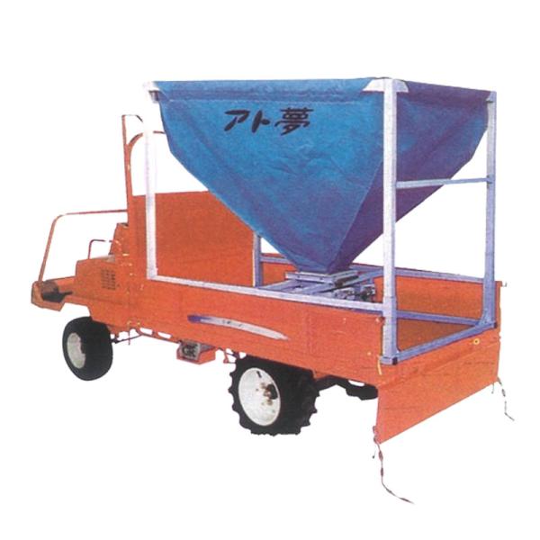 サイトーの小型穀類搬送機アト夢シリーズ運搬車搭載型高さ可変、折たたみ収納はできません。※写真は本体のみの型式です。【商品仕様】●バネコン付・Rキャスターなし使　用　電　源 ：単相100V仕様　型　　　式　 ：KD-05AGV1 30モ　ー　...