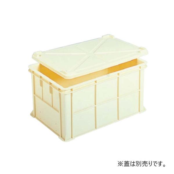 ※こちらの商品は、本体のみです。蓋は別売りとなります。全面ベタ目のスタンダードな多目的通箱です。強度、段積み性に優れ、多様な分野で使われています。型　番：#36Cサイズ：496×341×H265mm容　量：35.7L材　質：ポリエチレンカラ...