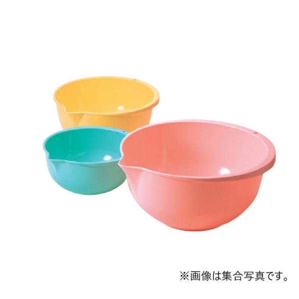 注ぎ口が付いているので液体を混ぜて移し替える際に便利です。内側に目盛が付いています。型　番：MS-105サイズ：中 φ216×H105mm容　量：2.3L内側目盛付：中/500cc・1,000cc・1,500cc・2,000cc材　質：ポリ...