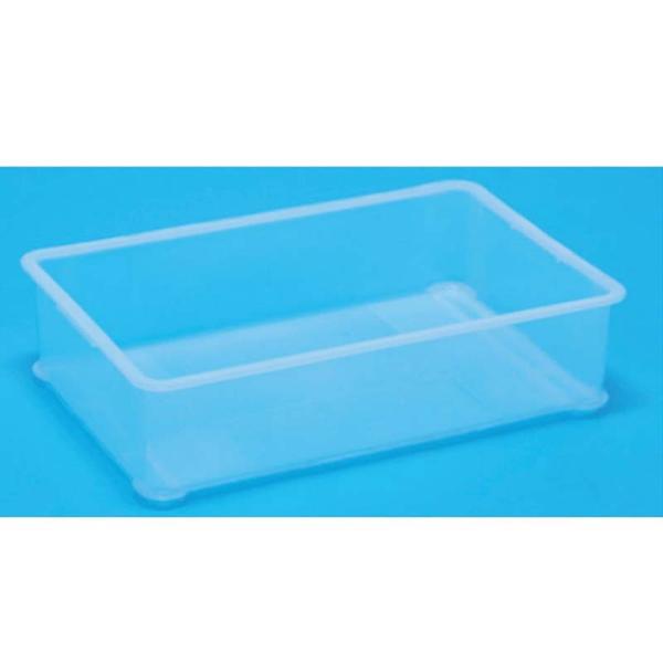 全体が透明の番重です。ひと目で内容物が確認でき、ディスプレイ容器としてもお使いいただけます。型　番：B外　寸：643×417×H90mm内　寸：603×377×H75mm材　質：PP※画像は代表写真です。お買い求めの際はサイズをご確認ください。