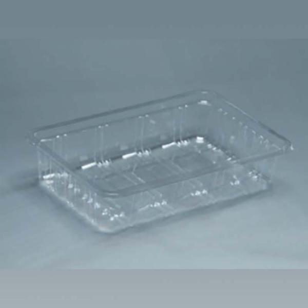 確かなテクノロジーにより生産され、JHP規格に合格した安全・無毒性の容器は、フルーツ・菓子・惣菜などあらゆる食品容器に、幅広く使用されています。透明度が高く、再利用可能で環境に優しい材質です。軟化温度60℃。商品コード：21611サイズ：9...