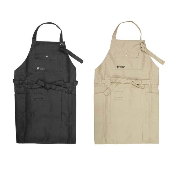 園芸にぴったりなロングエプロンです。ポケットを胸（メモ帳・スマホ・タネ袋用）と両サイド（スコップもスッポリ入る）に付けました。ダブルステッチ縫いですので鋭い刃先の道具でも丈夫で破れにくいです。また、ノコ・ハサミケース用のホルダーも前に付けて...