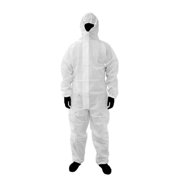 フラップ付着脱チャック式。動きやすい袖口・ウエスト・裾ゴム入りで、衛生的な使いきりタイプ。汚れ防止用の作業服としてご使用いただけます。ガーデニング作業、塗装、お掃除などの軽作業に。品番：FT-950サイズ：M、L、LL、3Lカラー：ホワイト...