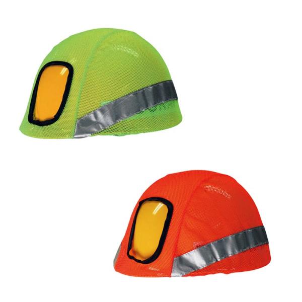 リフレクションセーフティーヘルメットカバーこちらの商品は、カバーのみとなります。ヘルメットは付属いたしません。品番：[蛍光グリーン]FT-GS-30　[蛍光オレンジ]FT-OS-30サイズ：Fカラー：蛍光グリーン、蛍光オレンジ原材料：ポリエ...