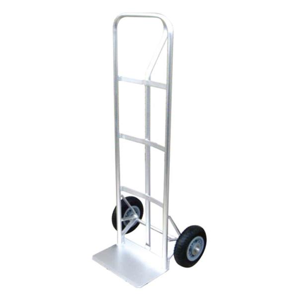 縦長の物を運搬したり、狭い場所での運搬にも便利です。型　番：HT-2123N積載面寸法：35×20cm押手の高さ：118.5cm車輪径：8inch積載荷重：80kg入　数：1台