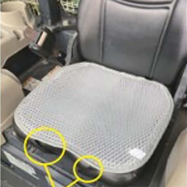 オペレーターシート用メッシュシートカバー。座面と体の間に空間を作り、空気の流れからイヤな蒸れやベタつきを軽減します。強力マジックテープ付で取り付け簡単。※一体型シートには対応不可となります。品番：ODMSC-S商品コード：424-04-00...