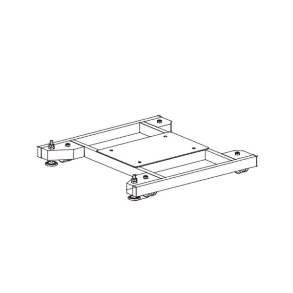 フレコン用昇降機キャスターベース3mまで使用可能です。●製品仕様型式：FSH-27用サイズ：579×600×49.9mm