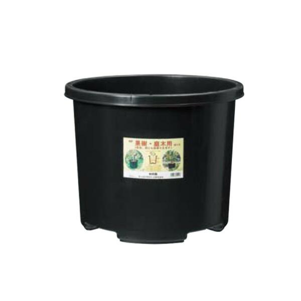 果樹・植木の苗木育成・収穫に優れた大型ポット!かん水、防除、肥料等の管理が簡単で、果樹栽培では糖度の高い果実が収穫できます。底部は足ゲタ形状のため、枕木、ブロックなどの使用は必要ありません。【用途】果樹・植木育成、トマトナス等の家庭栽培、サ...