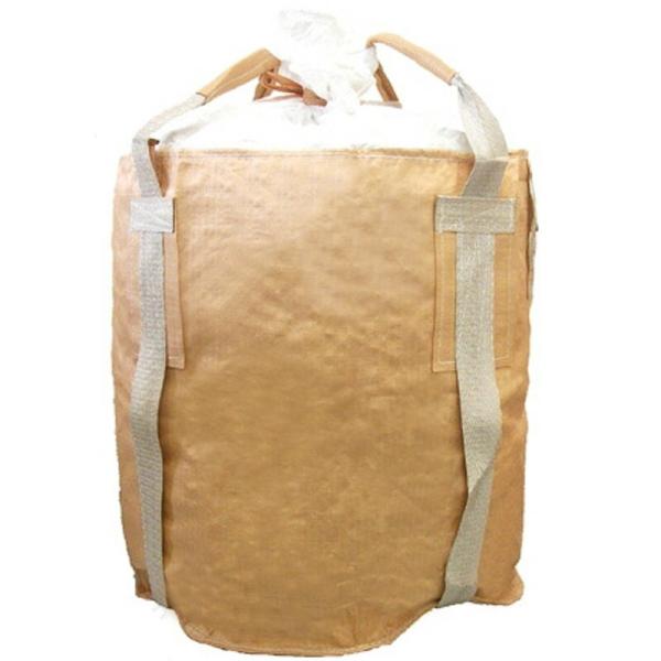 ・ドラム缶が入るフレコンバッグです!　標準的なドラム缶サイズ(直径580×高さ850)　そのまま吊上げて輸送が出来て便利!・耐荷重1トンですので、非鉄金属など高比重な内容物を入れられる方におすすめ。 ・小回りが利くサイズで、吊上げ・保管・運...