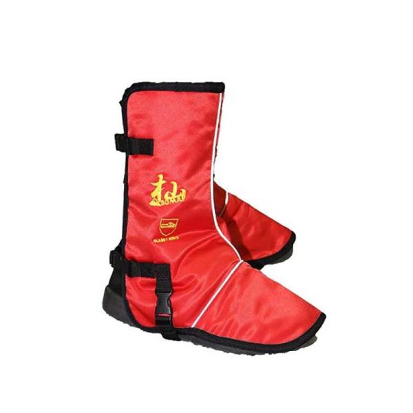 杣 (SOMA) チェンソー防護用　安全脚絆　HT009クラス１の防護強度で10層のアラミド繊維を採用したチャップス素材の防護脚絆です。軽量で柔らかく、装着感を極力なくしたストレスフリー設計。脱着も容易で長靴にも装着可能なため足袋・ブーツに...