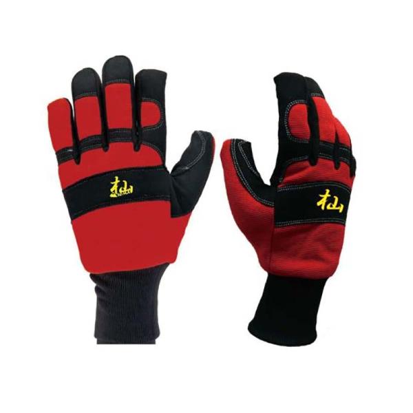 杣 (SOMA) チェンソー防護用グローブ (防振低減機能付)[サイズXL]左手にClass 1(20m/s)の10層防護繊維を採用した安心安全のチェンソー防護用グローブです。手のひらにはマイクロファイバーパッドで振動を劇的に低減、ストレス...