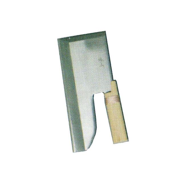 左用包丁ステンレスめん切り包丁です。●仕様品番：24159品名：30 雄山白木柄寸法：刃渡り30cm×幅12cm×厚さ3mm材質：ステンレス
