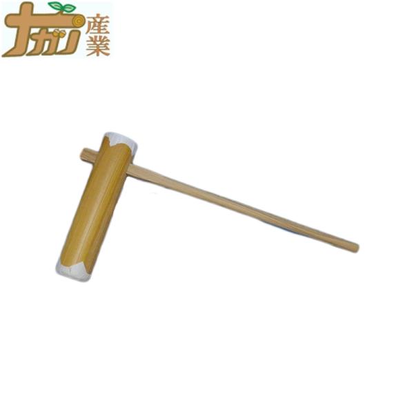 伝統的なケヤキ製のもちつきキネです。キネはケヤキ、柄はカシ頭部が長いので力を入れてついても杵がブレません。※写真中の白いシールは割れやヒビを防ぐ保護シールです。●仕様サイズ：柄の長さ90cm、頭部：12×45cm重さ：約4kg