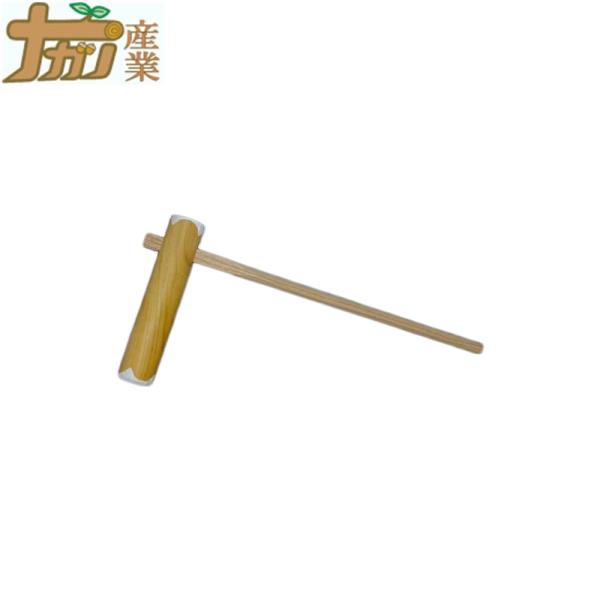 伝統的なケヤキ製のもちつきキネです。キネはケヤキ、柄はカシ頭部が長いので力を入れてついても杵がブレません。※写真中の白いシールは割れやヒビを防ぐ保護シールです。●仕様サイズ：柄の長さ90cm、頭部：10.5×45cm重さ：約3.5kg