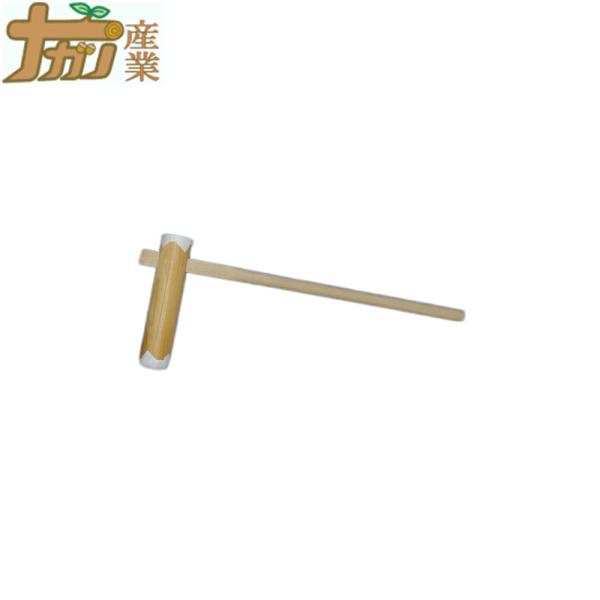 伝統的なケヤキ製のもちつきキネです。キネはケヤキ、柄はカシ頭部が長いので力を入れてついても杵がブレません。※写真中の白いシールは割れやヒビを防ぐ保護シールです。●仕様サイズ：柄の長さ90cm、頭部：9×42cm重さ：約2.5kg