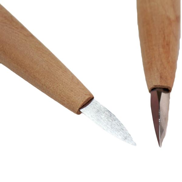 プラスチック・レジン切削用。型取りされたレジンキットの造形や切削、キサゲやプラモデルのバリ取りなどに適しております。両刃なので左右に刃が付いております。細かい造形向きに柄も通常より短く、また柄の先端はよりスリムに。仕様・刃先：ハイス鋼・刃先...