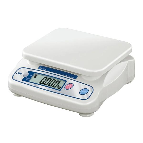 A&amp;Dのデジタルはかり(SH12KN-JA)です。◆仕様ひょう量：12kg最小表示：0.005kg(5g)働く仲間の働くはかり ワークスケール。分解能1/2000。研究室、工場、農業、厨房他で手軽に高精度計量取手部のある持ち運びやす...