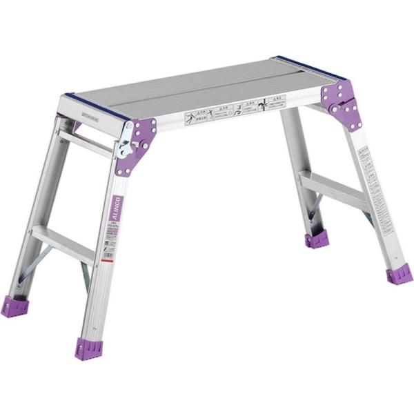 軽量で扱いやすく持ち運びも簡単新たに転落を未然に防止する安全機能『足裏感知板』を採用しました●仕様　天板高さ:0.80m　天板寸法:300×881mm　設置寸法 幅×奥行:453×1391mm　収納寸法 幅×奥行×高さ:453×925×17...