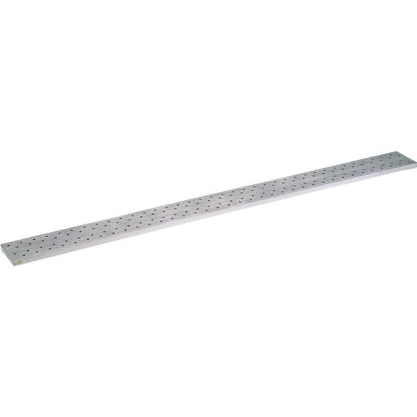 表面はスリップを防止するバーリング加工を施しています●仕様　全長:4.00m　支持点数:3　質量:8.0kg　材質:アルミ合金製