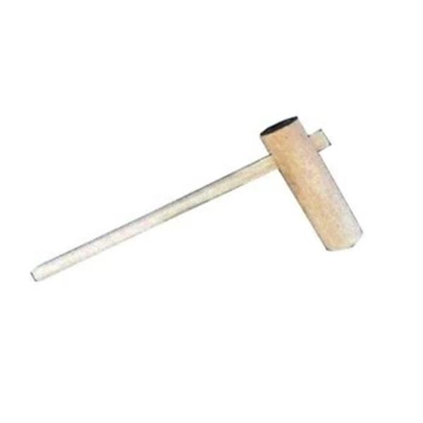 【商品名】白木キネφ75cm　5311【商品説明】●もちつきに。●杵の頭部が長いため、力を入れてついても杵がぶれません。●材質：白木材●年越し　もちつき　餅　そば　蕎麦【サイズ】φ7.5x26cm/柄長60cm