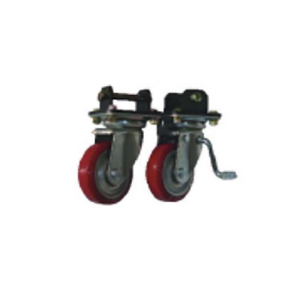 もみがらマックのオプション品。籾殻が投入されても耐えられる、強力キャスターです。MAC-620用です。