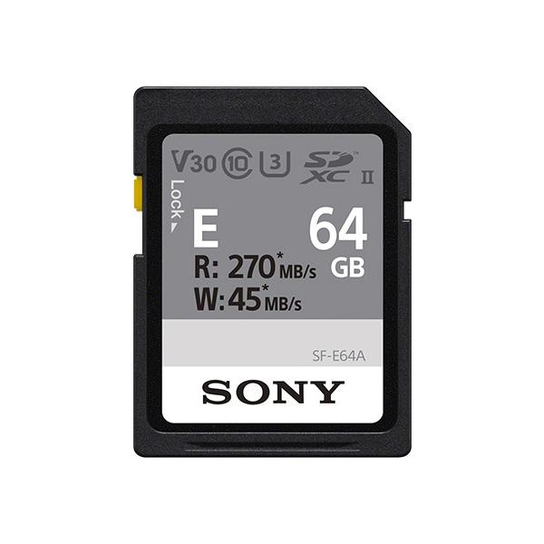 【発売日：2023年06月16日】SF-E64A SONY(VAIO) SF-E64 SFE64A SONY ソニー ソニー株式会社 SFE64 VAIO SDXC UHS-II メモリーカード Class10 64GB
