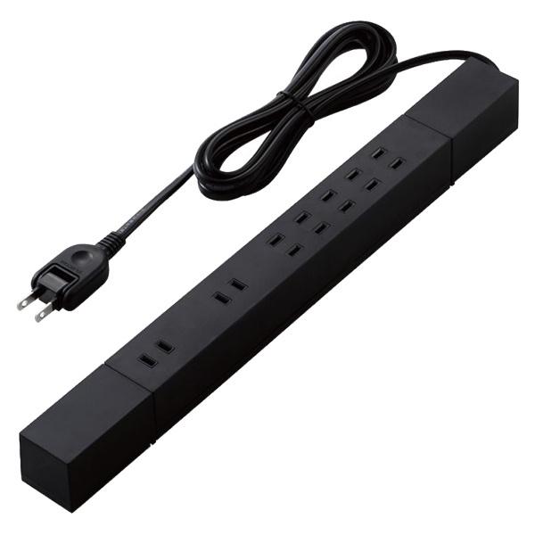 【発売日：2020年08月09日】T-KF02-2720BK ELECOM T-KF02 TKF022720BK エレコム TKF02 ダブル回転タップ マグネット付 雷サージ付 ホコリシャッター付 固定&amp;吊下可能 7個口 2.0m...