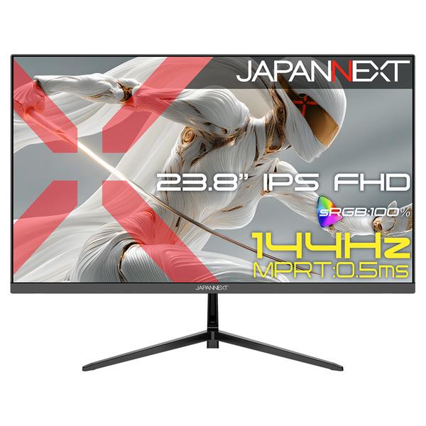 【発売日：2026年02月19日】JN-Ei238G144F JAPANNEXT JNEi238G144F ゲーミング液晶ディスプレイ 23.8型 1920×1080 HDMI×1、DP×1 ブラック スピーカー有 2年保証