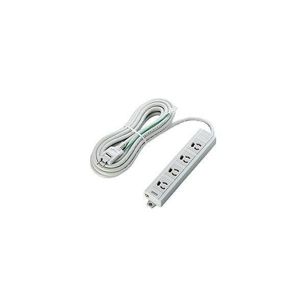 【発売日：2013年07月06日】T-T06-3450LG/RS ELECOM T-T06-3450LG TT063450LGRS エレコム TT063450LG RS RoHS指令 3ピン対応タップ 4個口 マグネット付 抜け止め 5.0...