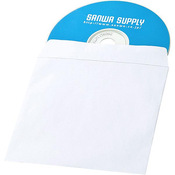 FCD-PS100NWW サンワサプライ FCD-PS100NW FCDPS100NWW SANWA SUPPLY FCDPS100NW DVD CDペーパースリーブケース 窓なしタイプ 100枚入り