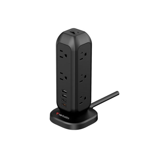 【発売日：2025年12月20日】TT15KV1 Verbatim TT15KV 三菱ケミカルメディア 三菱ケミカルメディア株式会社 三菱化学メディア株式会社 MITSUBISHI KAGAKU MEDIA タワー型充電タップ 11xAC ...