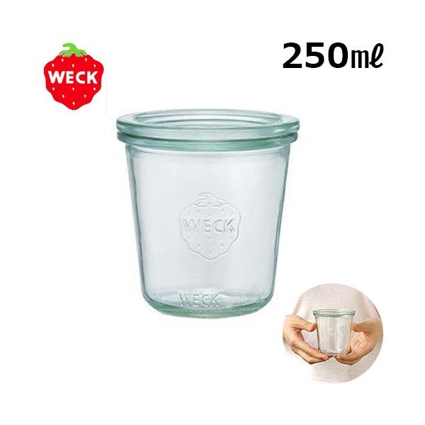 ※密封用のパッキン、クリップは別売りです。イチゴ柄がトレードマークの1900年の創業「WECK社」から、ドイツの一般家庭で最も親しまれている人気のガラス容器が登場！リサイクルガラスを使った薄いグリーンのガラスと素朴なデザインがアンティークな...
