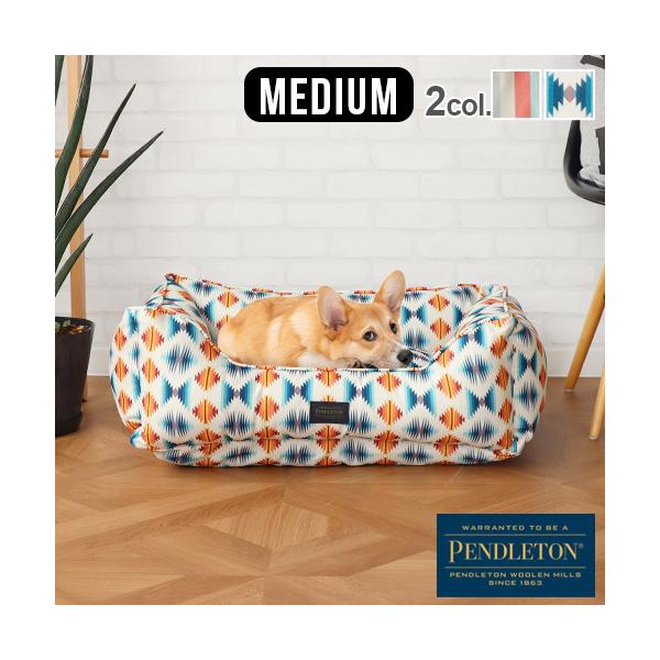 カドラー おしゃれ クッション 洗濯機 丸洗い ペットグッズ 犬用品 猫用品 角型 小型犬 春 夏 秋 冬 ソファ あごのせ ペット用品 ペンドルトン ペットベッド 犬 猫 洗える ふわふわ 中型犬 PENDLETON Medium Kud...