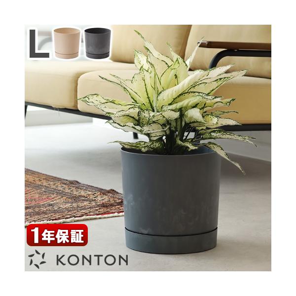 フラワーポット 観葉植物 インテリア 玄関 リビング オフィス 室内 屋外 水やり 底穴付き ポーランド製 シンプル 軽い 無地 かわいい 寄せ植え 多肉植物 サボテン 母の日 父の日 敬老の日 新生活 モダン ミニマル