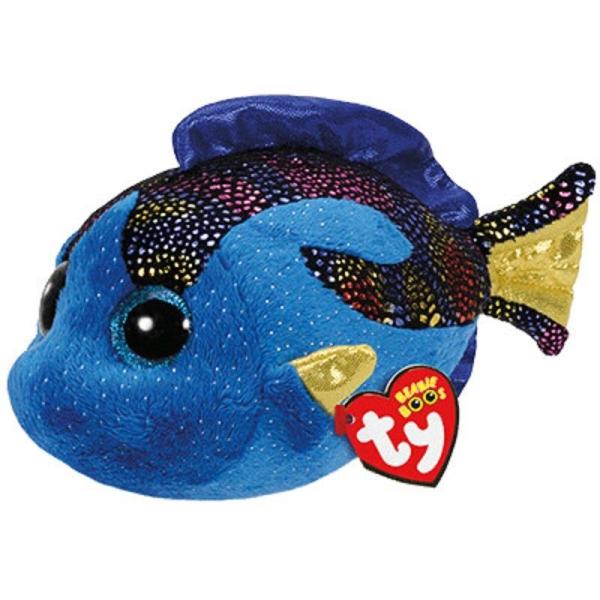 Ty Beanie Boo's アクア（M）ぬいぐるみ 魚 ペット（お誕生日：2月18日）メーカー：Tyサイズ：約15cm生産地：中国素材・成分：主素材 ポリエステル注意事項：対象年齢6才以上世界150ヶ国以上で愛されるオンリーワンのぬいぐ...