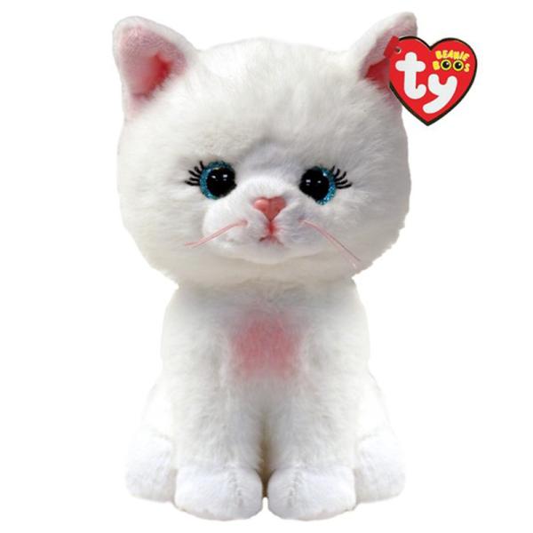 Ty Beanie Boo's アメリア（M）ねこ ぬいぐるみ（お誕生日：8月20日）世界150ヶ国以上で愛されるオンリーワンのぬいぐるみ。Ty INC.(タイ インク）はアメリカでMr.Ty Warnerが設立しました。以来、ぬいぐるみ業...