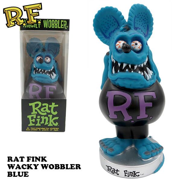 FUNKO ラットフィンク ボビングヘッド ブルー【RAT FINK フィギュア】メーカー：FUNKO（ファンコ）ラットフィンクのボビングヘッドです。サイズ：W75/D75/H190mm（パッケージ）生産地：中国素材・成分：PVC注意事項海...