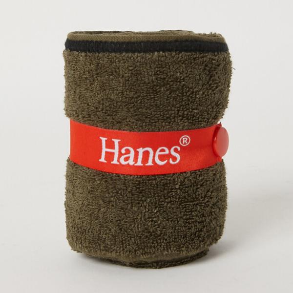 Hanes（ヘインズ）珪藻土構造糸フェイスタオル（オリジナルメッシュ袋入り）（カーキ）「Hanes BEEFY T-shirts」からインスパイアされた、アクティブシーンにぴったりのカラフルなHanes(ヘインズ)フェイスタオルです。珪藻土...