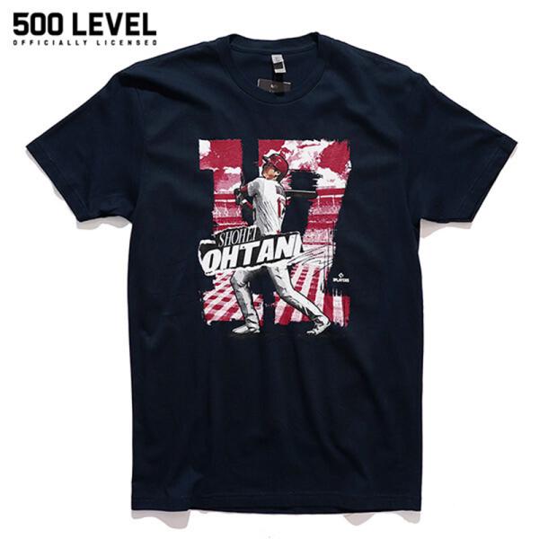【500 LEVEL】Shohei Ohtani Los Angeles A Rough WHT 大谷翔平 半袖 Tシャツ エンゼルス ロウ ネイビーメーカー：500LEVEL OFFICIALLY LICENSEDRegular Fit1...