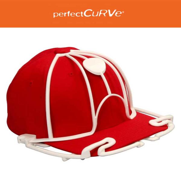 PERFECT CURVE CAP WASHER 20641（パーフェクトカーブ キャップウォッシャー）ホワイト☆キャップ ウォッシャー ホルダーです。帽子の型崩れを最小限に抑えて洗濯機等で洗えるキャップホルダーです。ベースボールキャップ、...