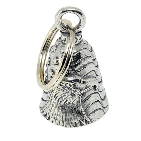 【GUARDIAN BELL ガーディアンベル】本体サイズ：約38〜40mm x 約23〜26mmリングサイズ：約25mm■生産地：アメリカ■素材・成分：ピューター合金（錫）■パッケージ：個包装■製造年：2024■商品札：無し ●金属製のた...