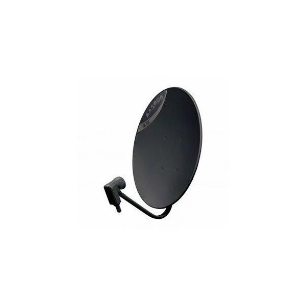 ■BS 放送と110°CS デジタル放送が同時に受信できます。受信周波数11.7〜12.75GHzアンテナ利得33.8dB（BS 実力値）、34.2dB（CS 実力値）風圧荷重 ※17kg（風速20m/s）、44kg（風速50m/s）、63...