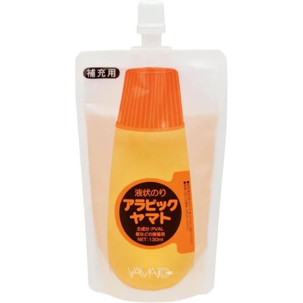 ●場所をとらない軽量＆コンパクト設計●アラビックヤマト容器口部分と補充用パックの注ぎ口がぴったりサイズで、安定して補充しやすい。●アラビックヤマト『補充用（NA-960）』と比較し、容器のプラスチック使用量約77%削減（※液状のり100ml...