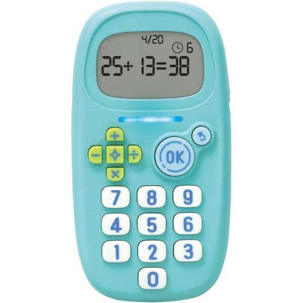 1日5分習慣！脳をそだてる暗算ドリル めざせ！算数力UP商品:72×136×25mm 　パッケージ:182×128×28mm主要材質＝本体＝ABS小学1〜4年レベルの計算問題を収録 自動採点→まちがいリトライ機能でニガテそのまま防止！タイム...