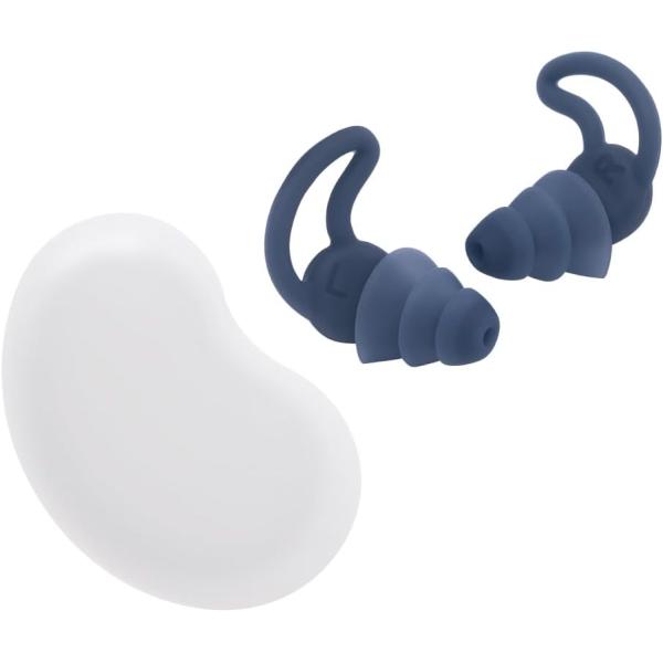 携帯に便利なシリコンケース付。三層遮音タイプ【サイズ】耳栓本体：約32×27×16mm、ケース：約46×30×20mm、パッケージ：170×90×22mm【主要材質】本体・ケース＝シリコン集中耳栓EXでもっと集中力高めて、めざせ！勉強効率ア...